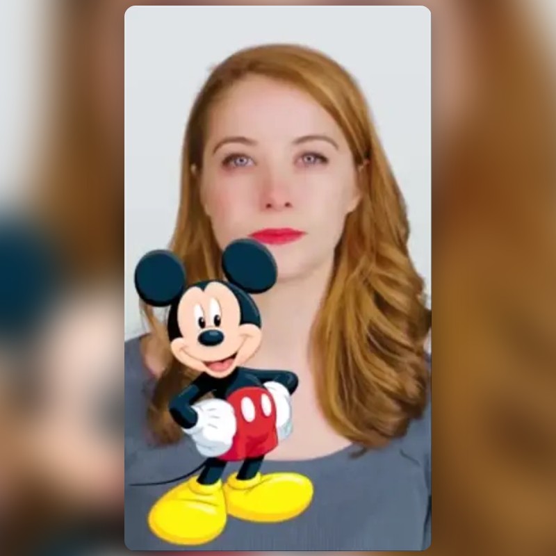 Mickey Mouse Lens by Sunny Bahadurpuria🎥 - Snapchat Lenses and Filters