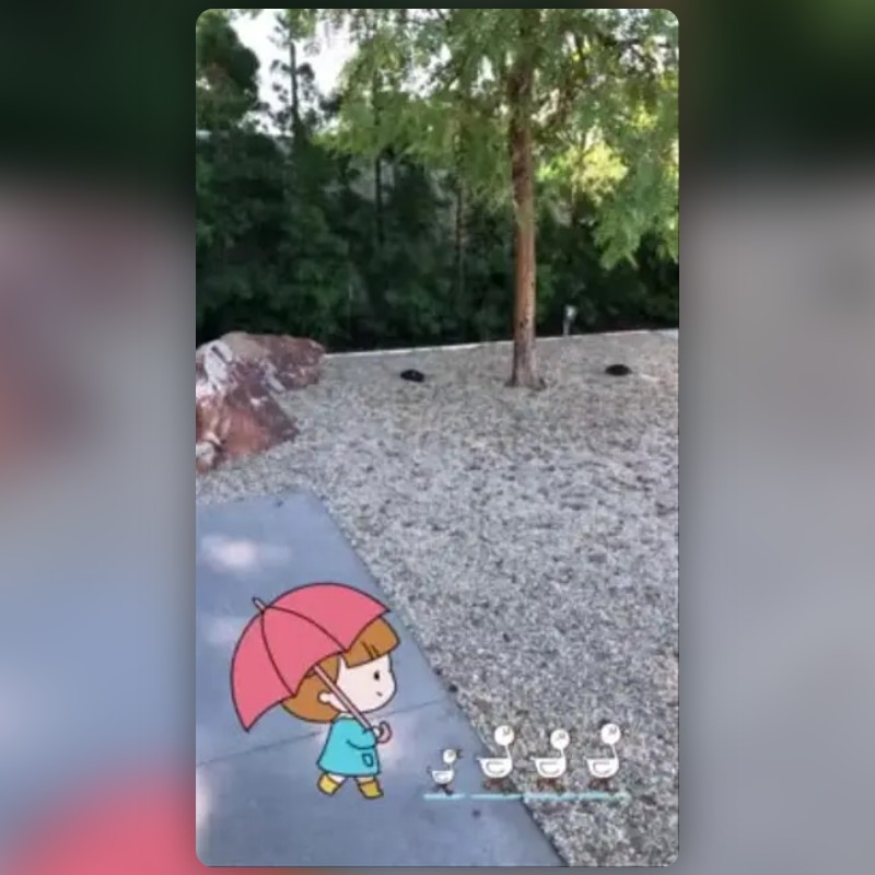 walk in the rain Filter by Ruth Gracia | Snapchat Lenses