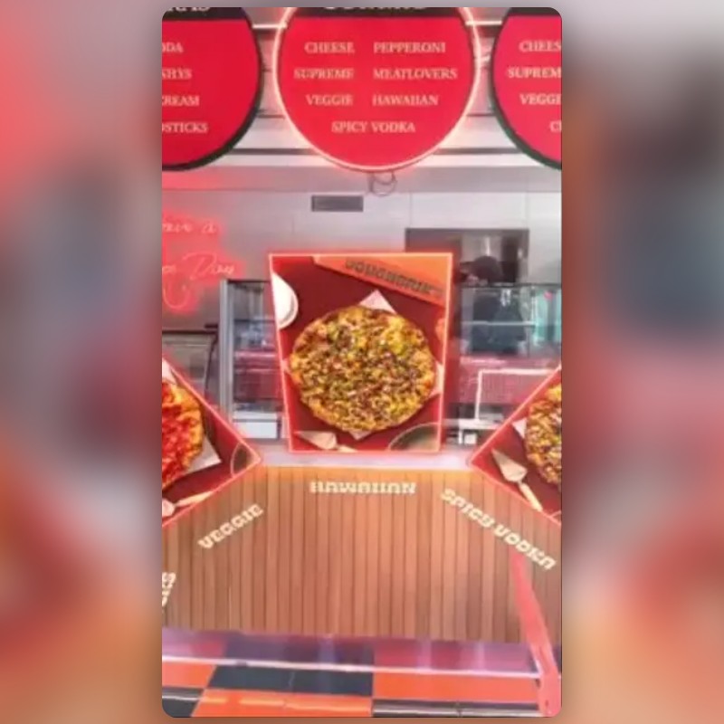 Menu Lens by Doughbriks Pizza - Snapchat Lenses and Filters