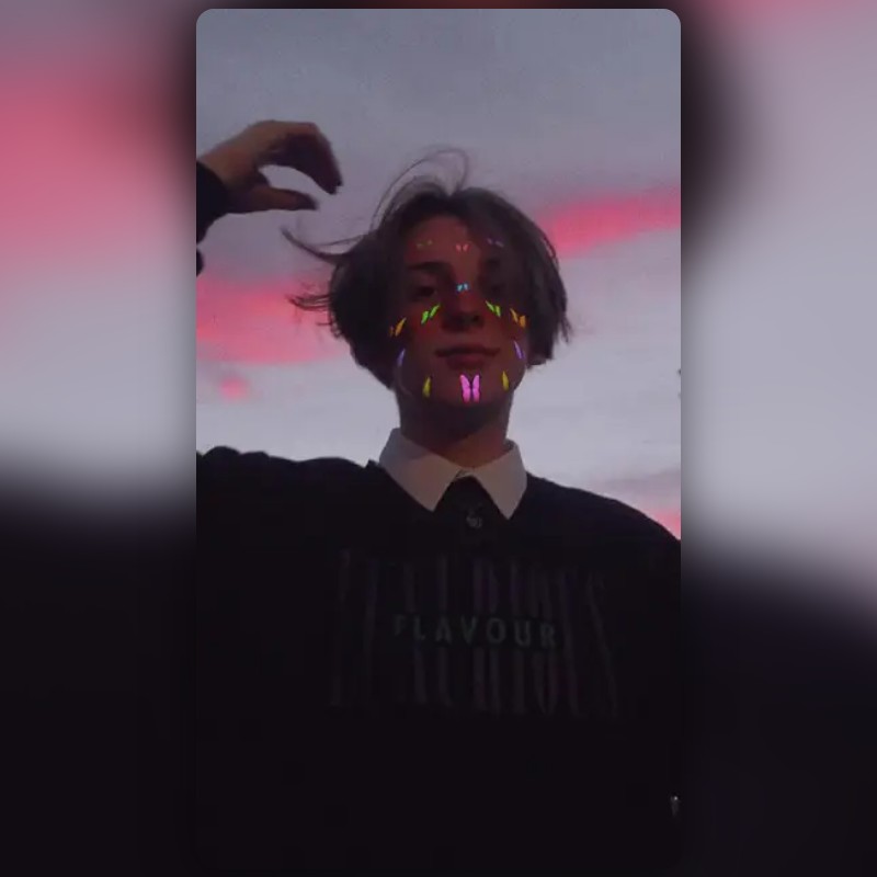 blushing butterfly Filter by Enyel618🦋🇩🇴 | Snapchat Lenses