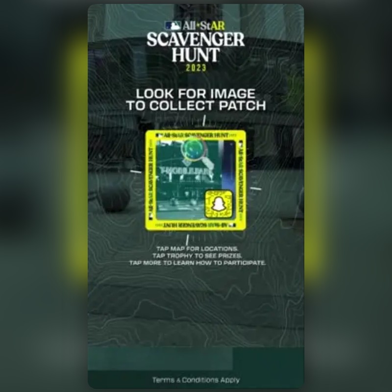 All-Star Scav Hunt Filter by MLB | Snapchat Lenses