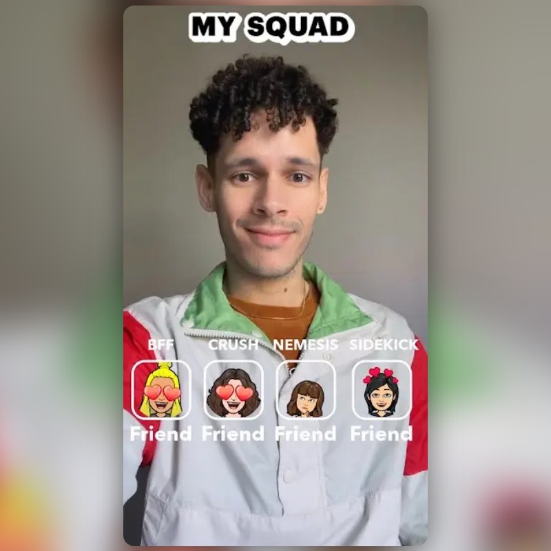 My Squad Lens by Snapchat - Snapchat Lenses and Filters