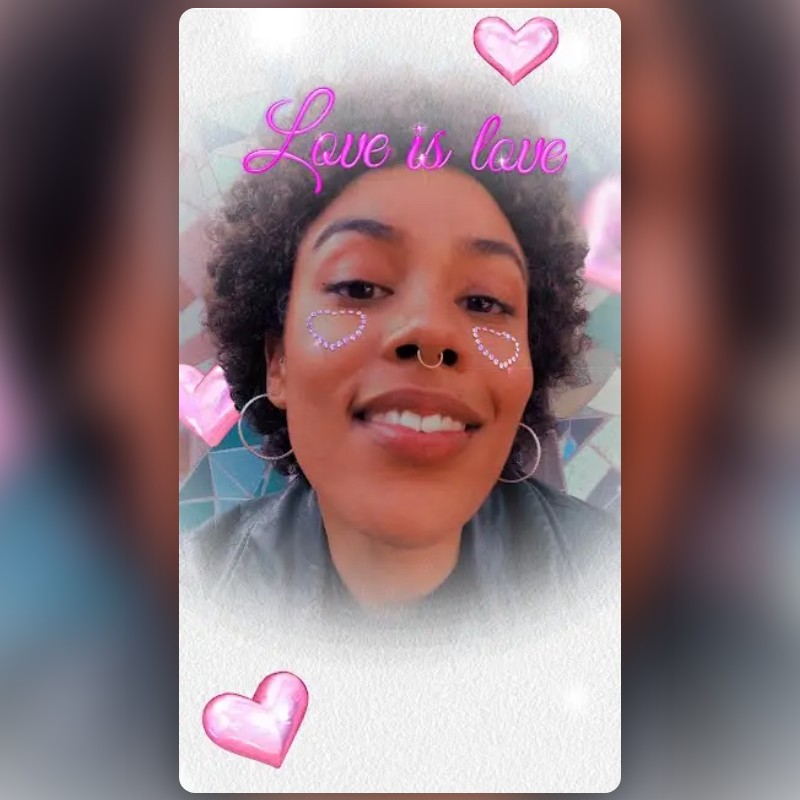 Love is Love Lens by Snapchat - Snapchat Lenses and Filters