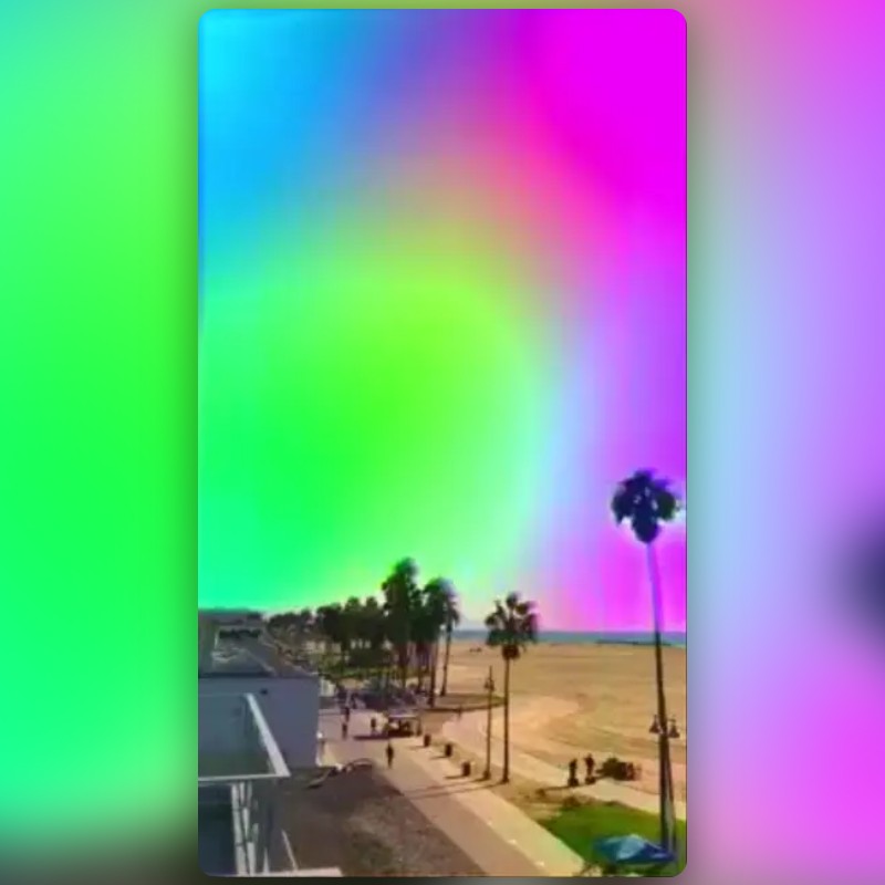 Rainbow Sky Lens by Yajan 🦚 - Snapchat Lenses and Filters
