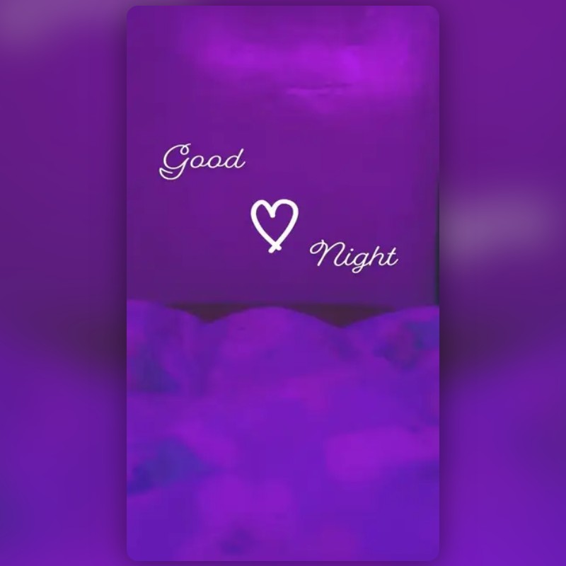 Good Night Streak Lens by Guhdaar - Snapchat Lenses and Filters