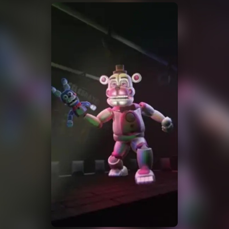 FNAF FT Freddy Lens by CritterPro - Snapchat Lenses and Filters
