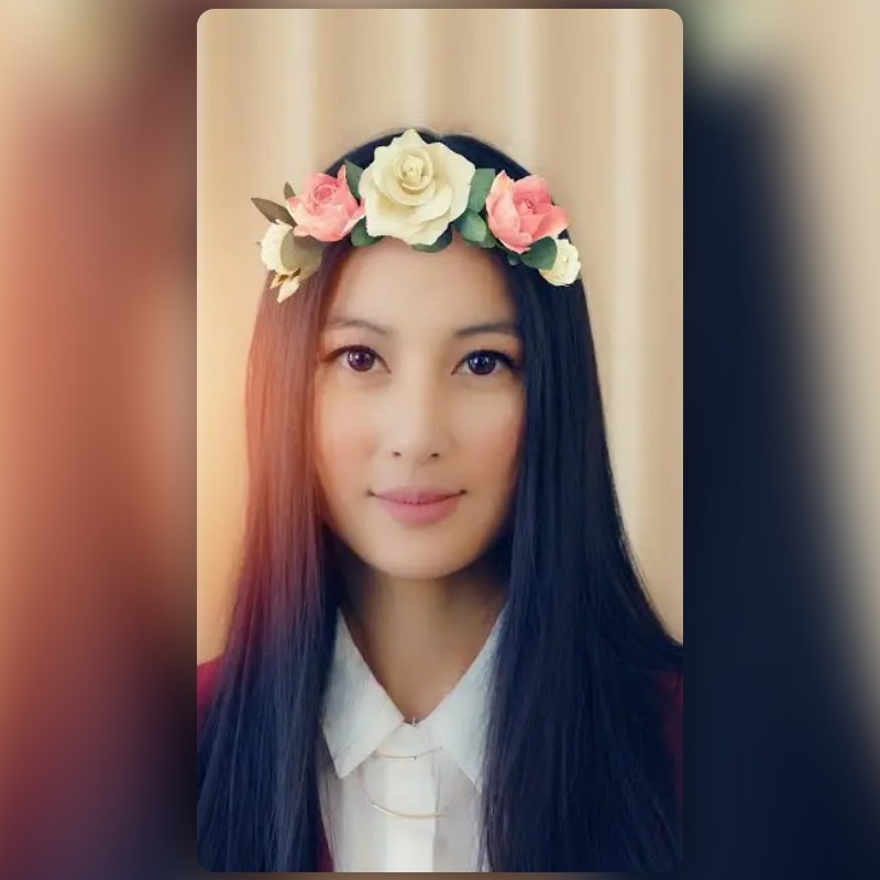 Spring Flowers Crown Lens by Snapchat - Snapchat Lenses and Filters