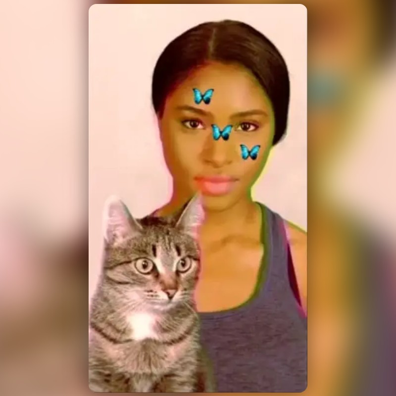 Butterfly VHS Filter by chyna | Snapchat Lenses