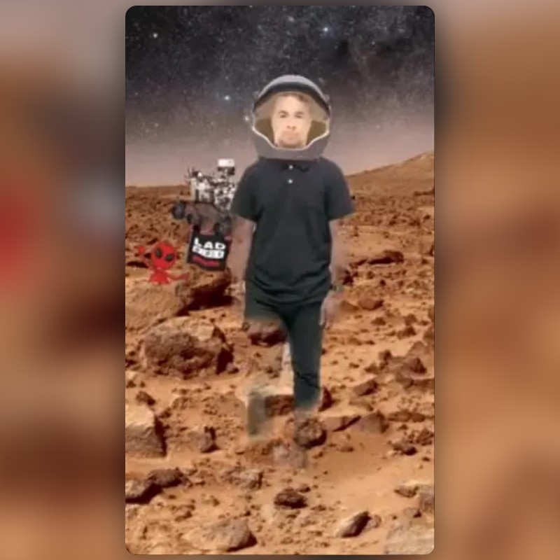 Mars Lander Lens by LADbible - Snapchat Lenses and Filters