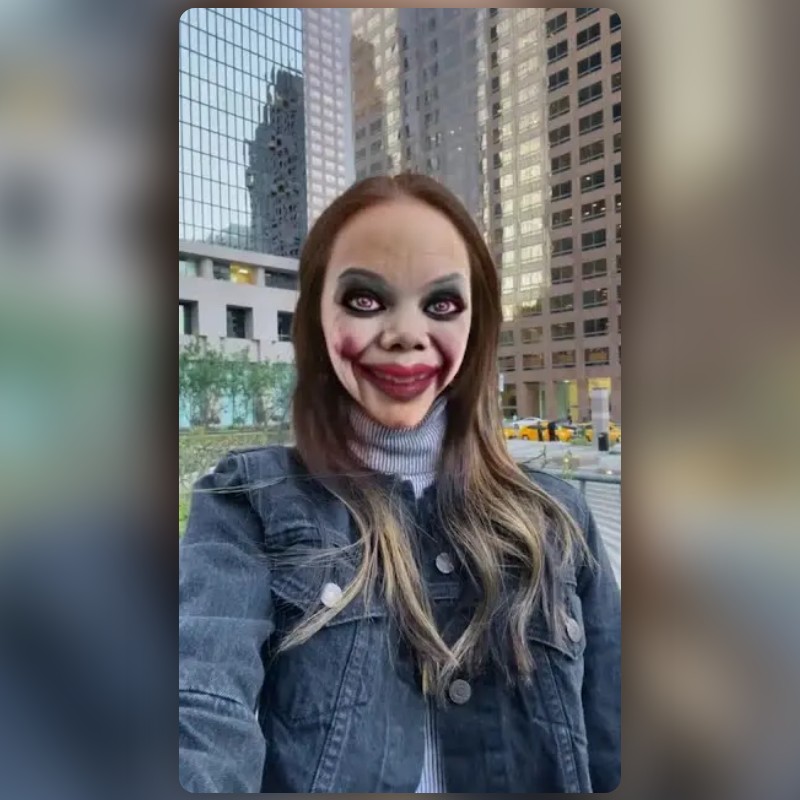 Chilling Clown Filter by Snapchat | Snapchat Lenses