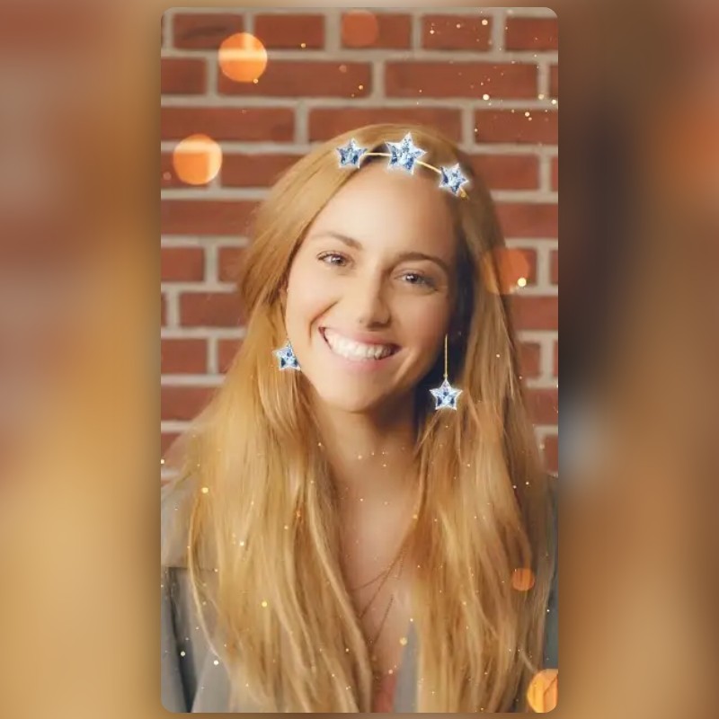 Diamond Stars Lens by Snapchat - Snapchat Lenses and Filters