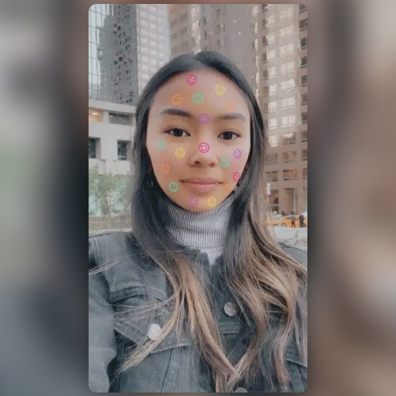 Smile Stickers Lens by Snapchat - Snapchat Lenses and Filters