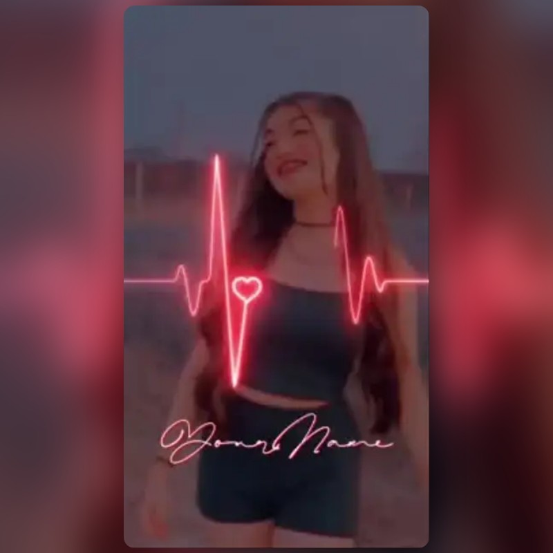 Heart Line Love Filter by Sunny Bahadurpuria🎥 | Snapchat Lenses