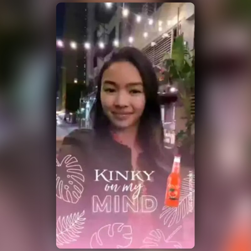 Kinky on my Mind Filter by KINKY® Beverages | Snapchat Lenses