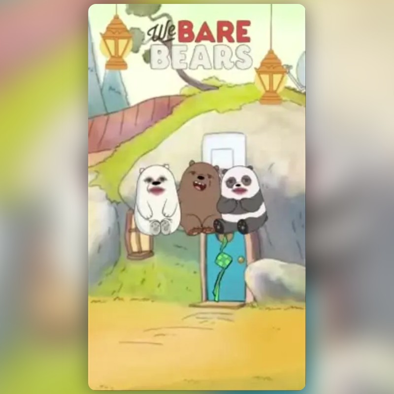 We Bare Bears Lens by Anastasia Berliana - Snapchat Lenses and Filters