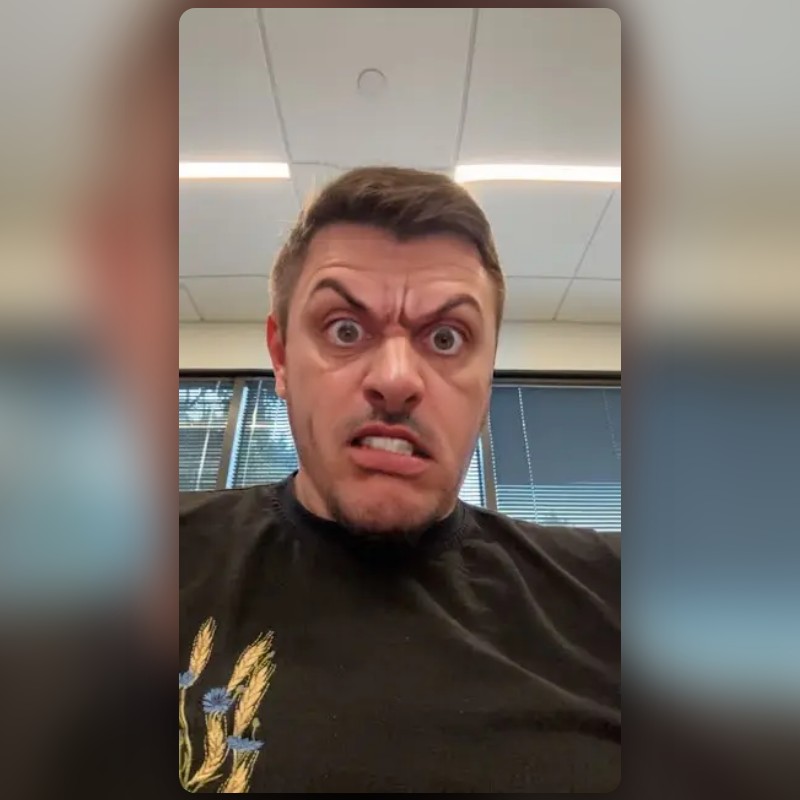 Angry Face Filter by Snapchat | Snapchat Lenses