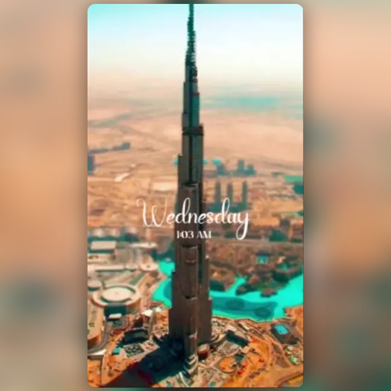 Dubai Lens by Hamed - Snapchat Lenses and Filters