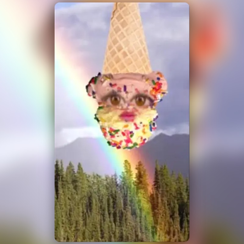 Sprinkle Ice Cream Filter by Danielle Grace | Snapchat Lenses