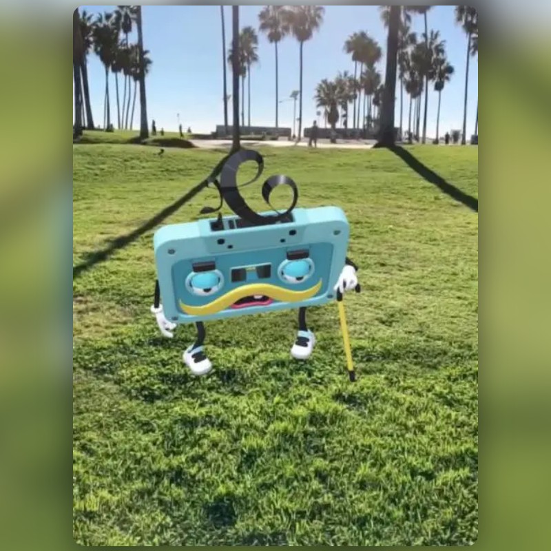Cassette Grandpa Filter by Snapchat | Snapchat Lenses