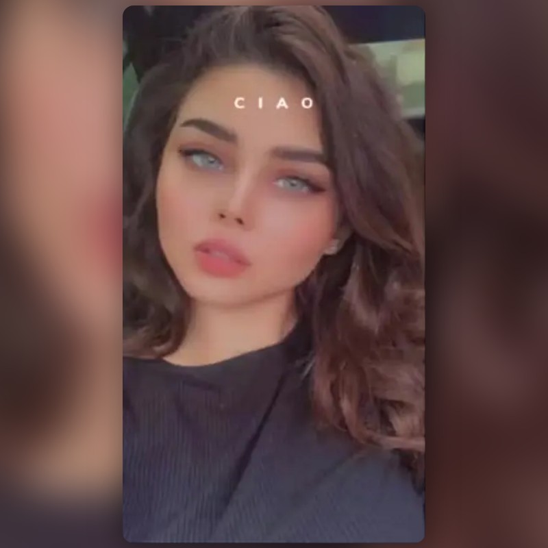 Ciao EL Lens by مــزه فه ر دولار - Snapchat Lenses and Filters