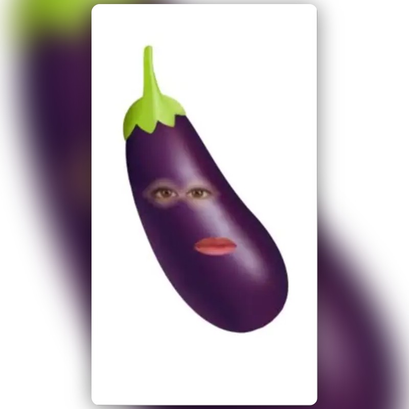 Eggplant Face Filter by agreeable greg | Snapchat Lenses