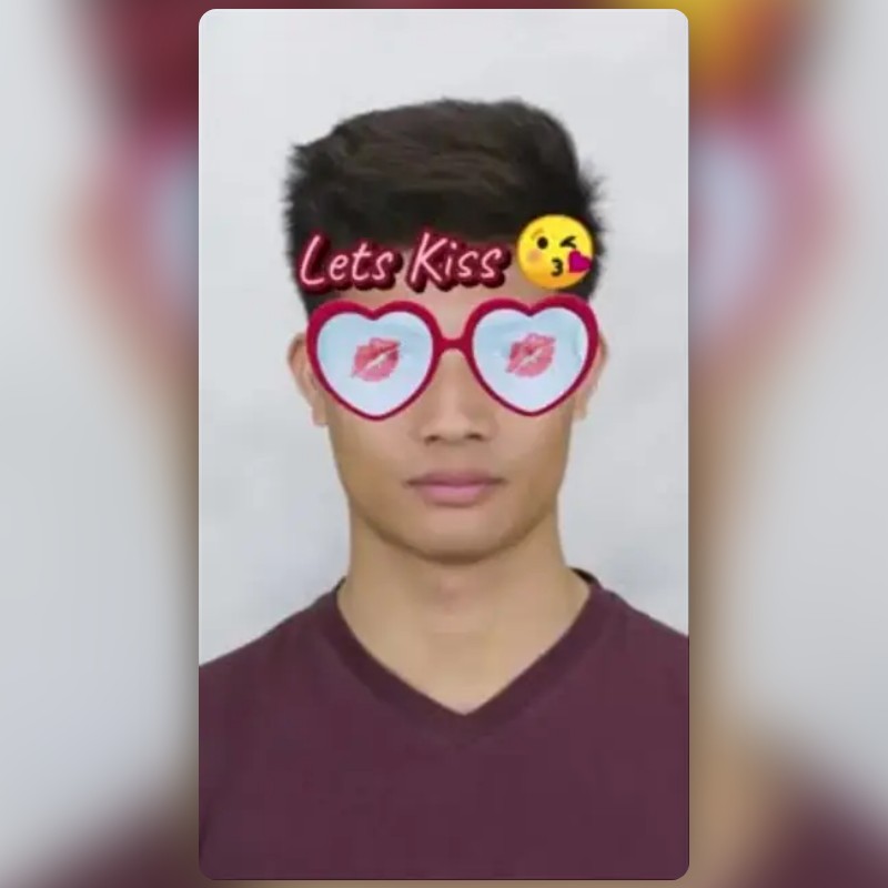 Lets Kiss Filter by Blake Skor | Snapchat Lenses