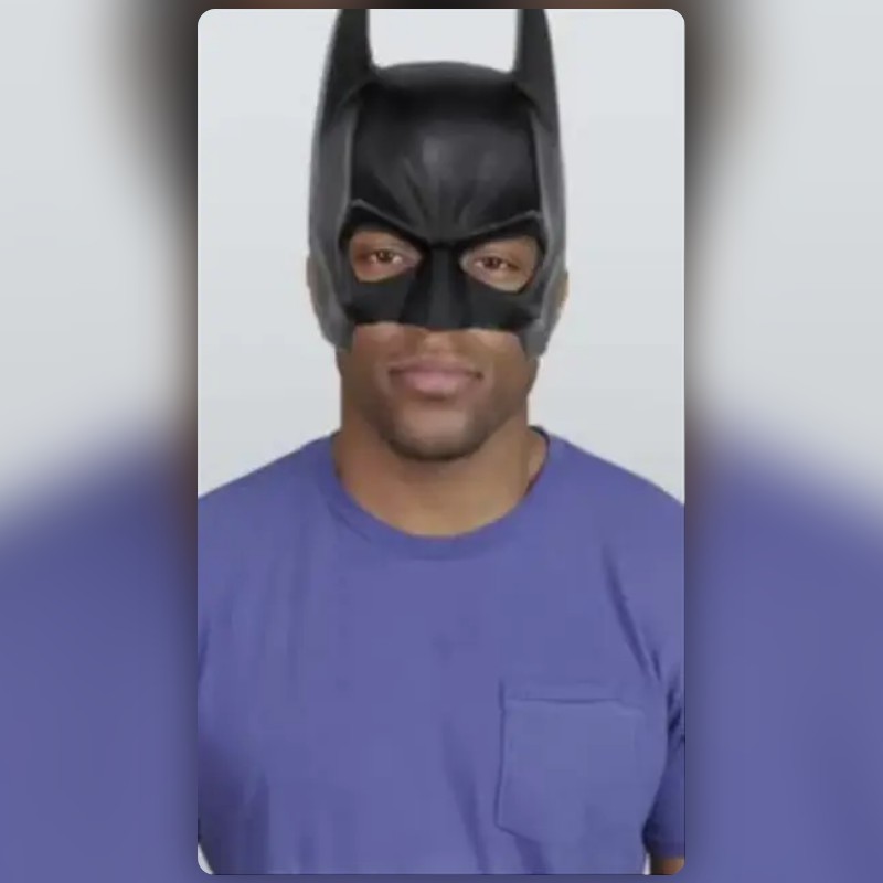 Batman Mask Lens by SoFunny Vidz - Snapchat Lenses and Filters