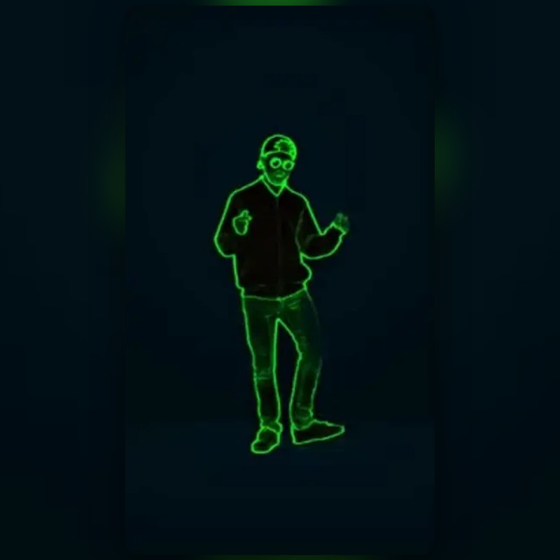 Neon Lights Lens by Moj&Takatak - Snapchat Lenses and Filters