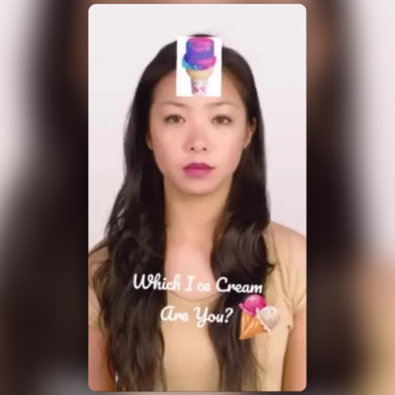 Ice cream Quiz Lens by Starshaa - Snapchat Lenses and Filters
