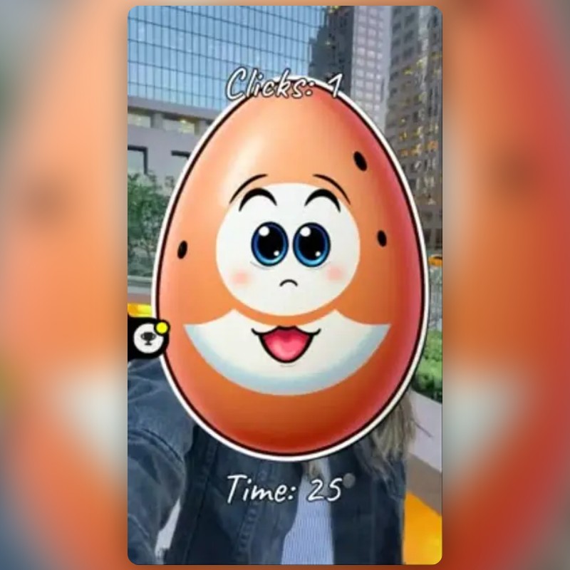 Egg Clicker Filter by Itamar (LH) | Snapchat Lenses