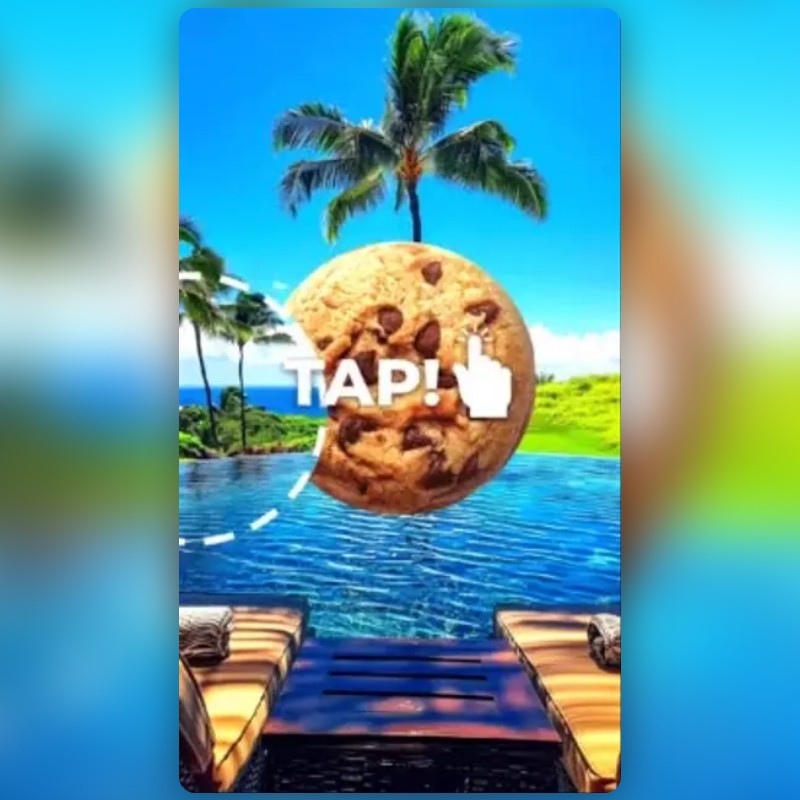 Cookie Eat Game! Filter by Simon QR 🦖 | Snapchat Lenses