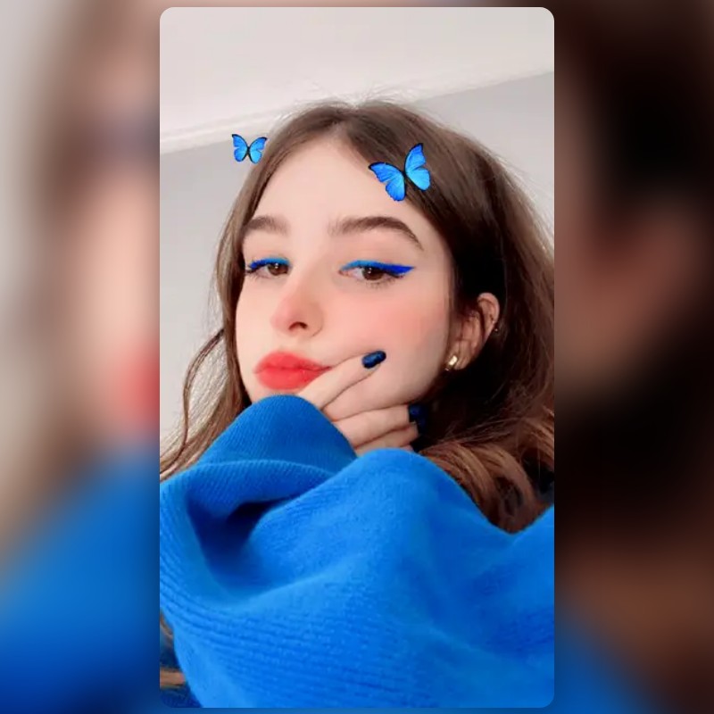 Cute Butterfly Lens by Mahi Filters - Snapchat Lenses and Filters