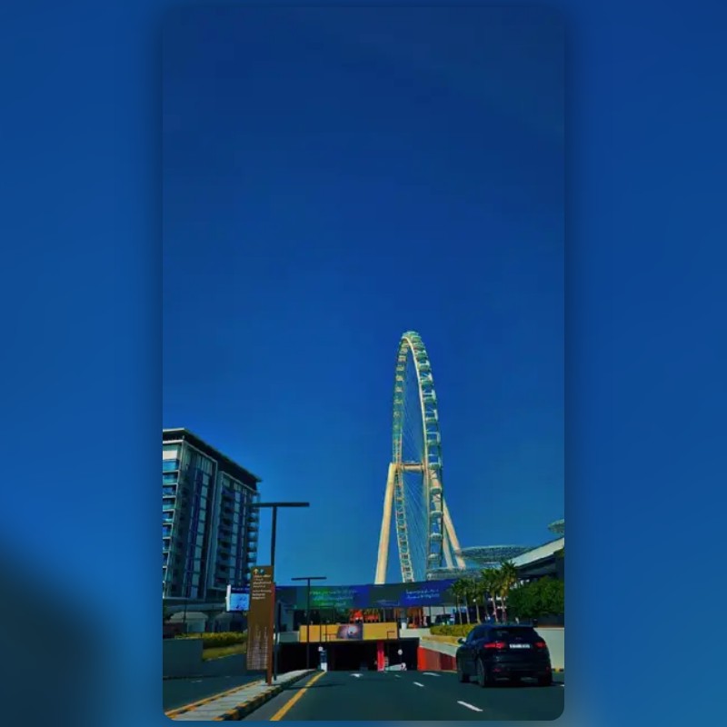 HDR Blue Lens by قصة عدسة | JABER - Snapchat Lenses and Filters