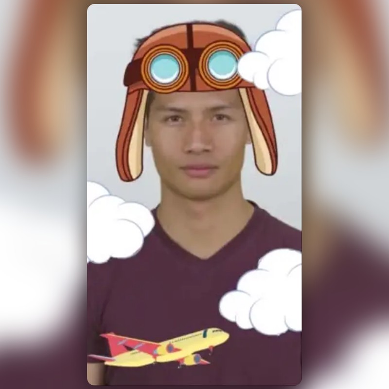 Aviator Pilot Lens by prishilla🔮 - Snapchat Lenses and Filters