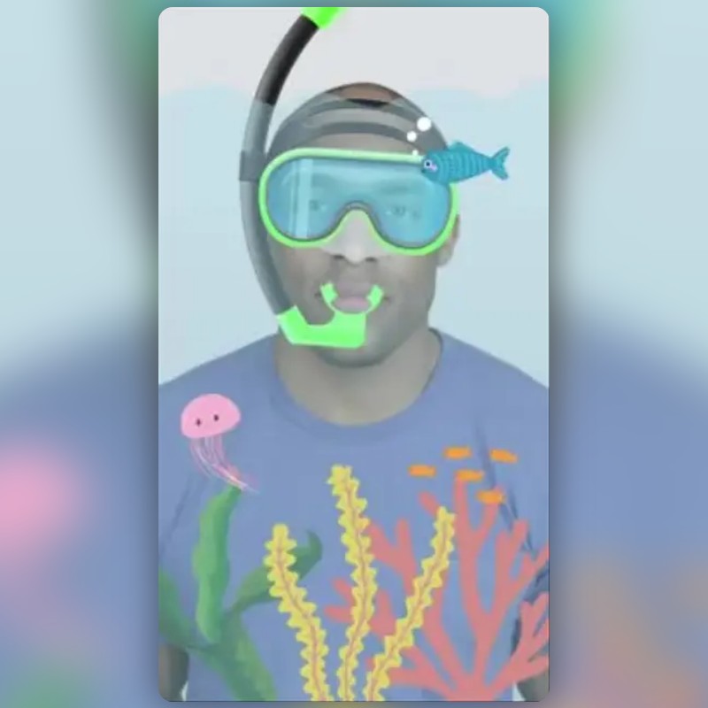 Scuba Snorkel Lens by Anastasia Berliana - Snapchat Lenses and Filters