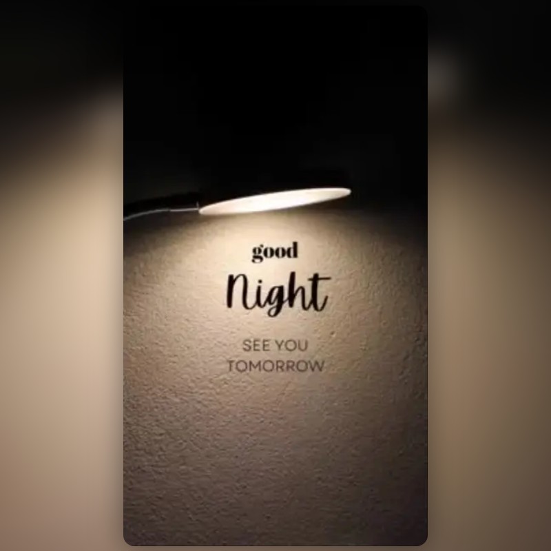 Good night Lens by mr.gaba - Snapchat Lenses and Filters