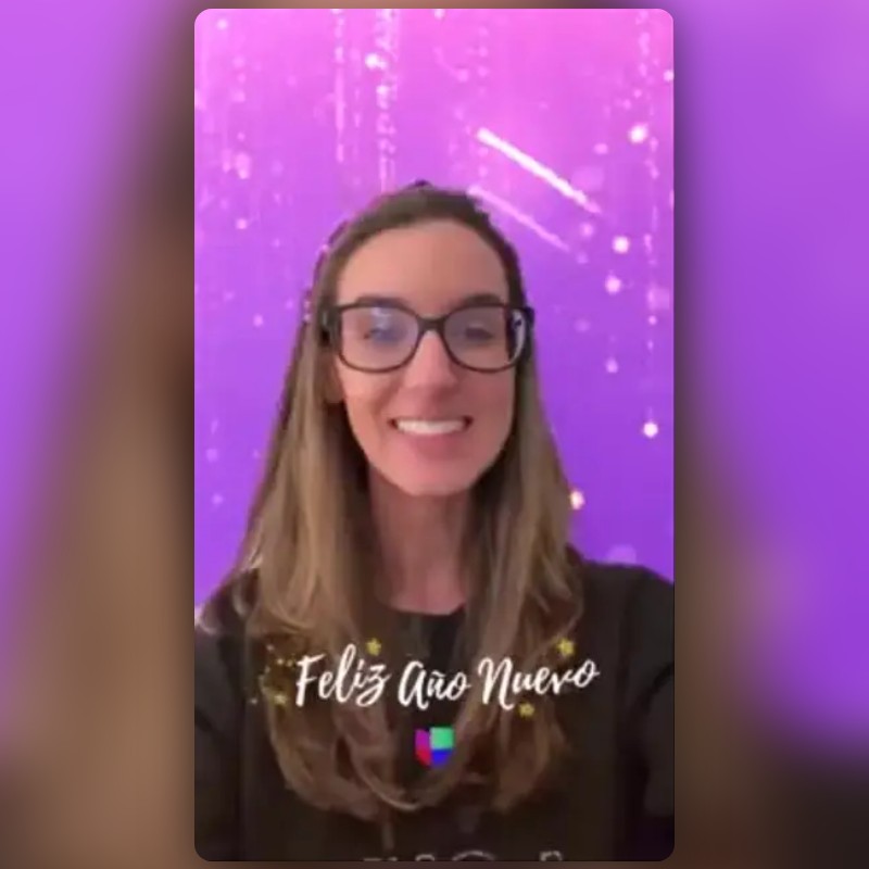 New Year Lens by Univision - Snapchat Lenses and Filters
