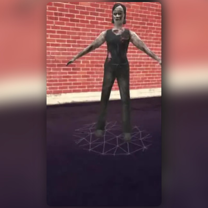 female ZOMBIE Filter by Ahmed Khoshnaw | Snapchat Lenses