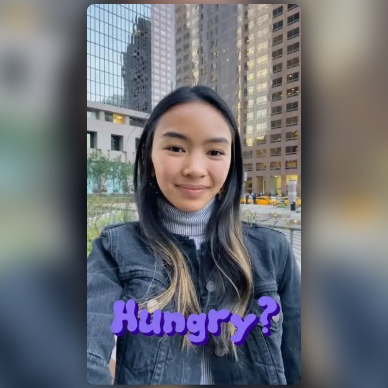 Hungry Filter by Snapchat | Snapchat Lenses