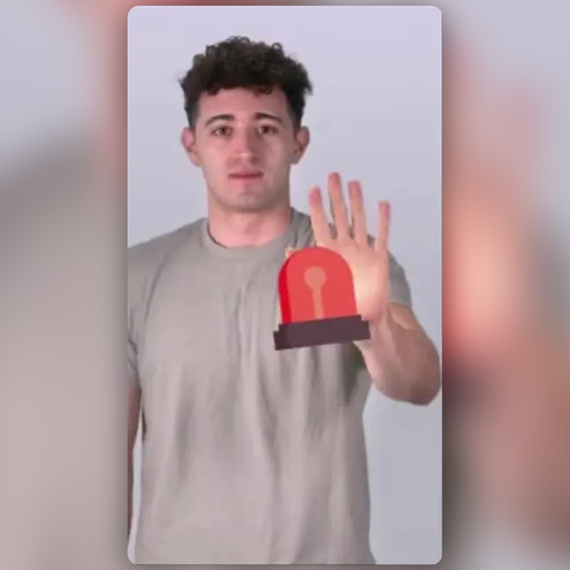 Alarm Hand Filter by Kunal Duggal | Snapchat Lenses