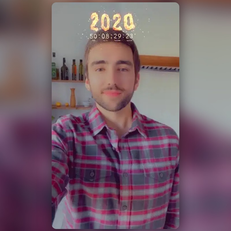 New Year Mood Lens by Snapchat - Snapchat Lenses and Filters