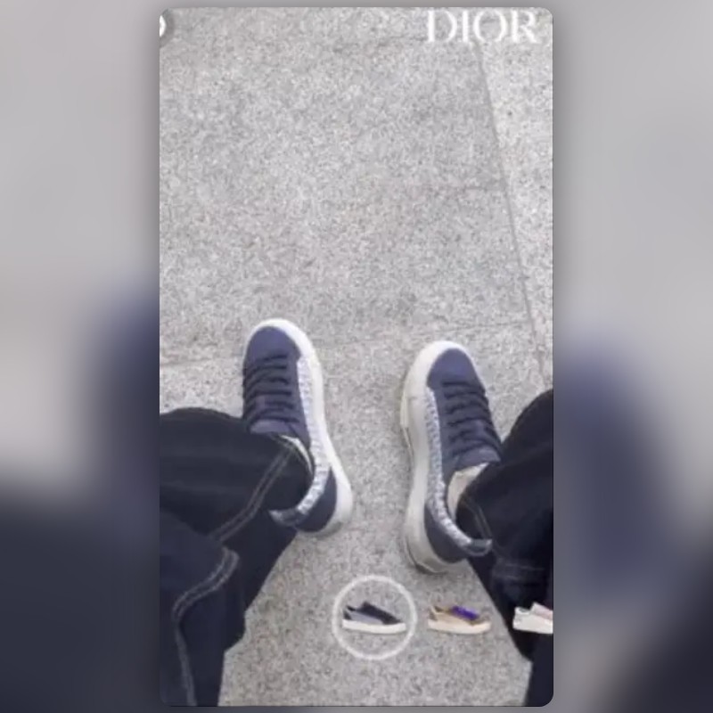 Dior B33 Sneakers Filter by Dior | Snapchat Lenses