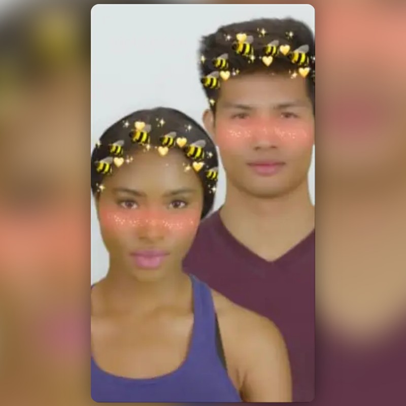 Bumble Bee Lens by Molly Rose 🌹 - Snapchat Lenses and Filters