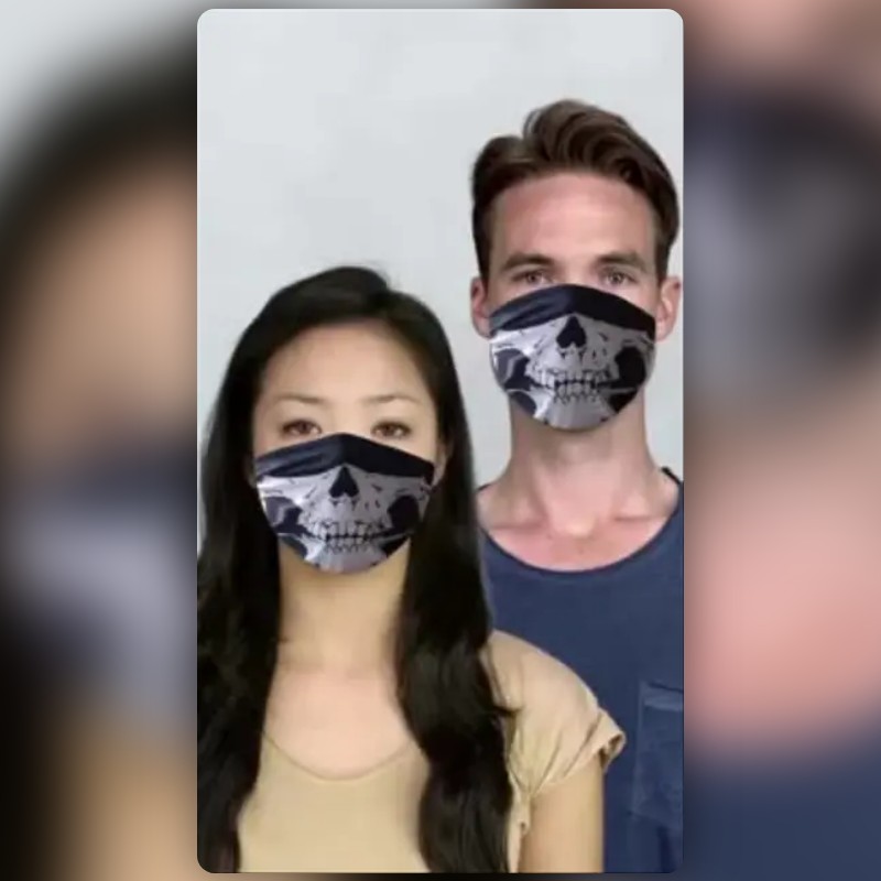 Skeleton Mask Lens by Slom Life 👁️ - Snapchat Lenses and Filters