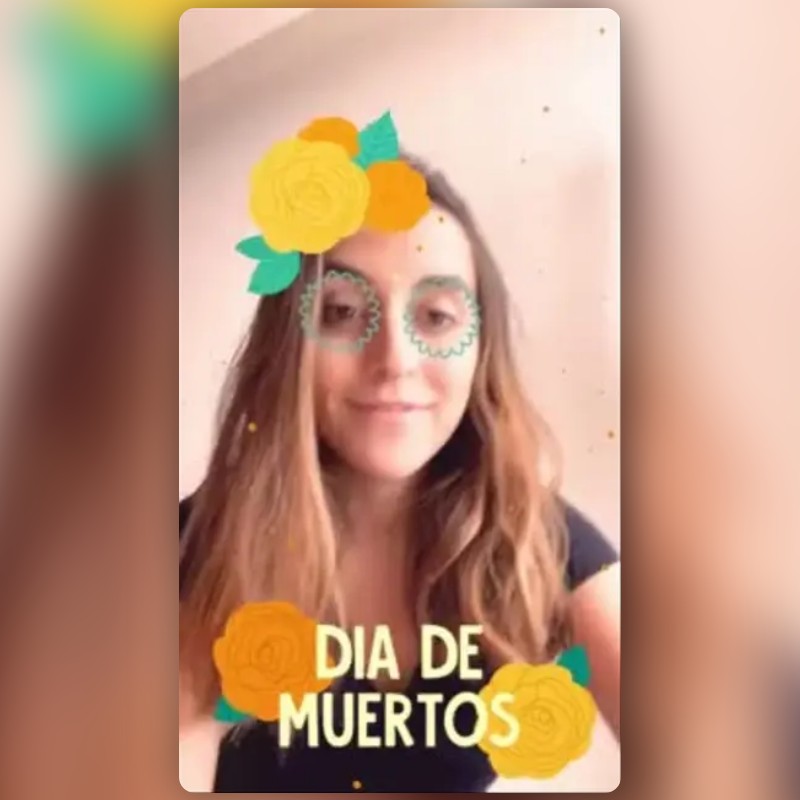Sugar Skull Lens by Fran Capin - Snapchat Lenses and Filters