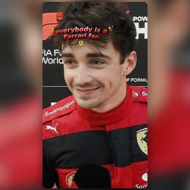 Ferrari fan Filter by deb*ೃ༄ | Snapchat Lenses