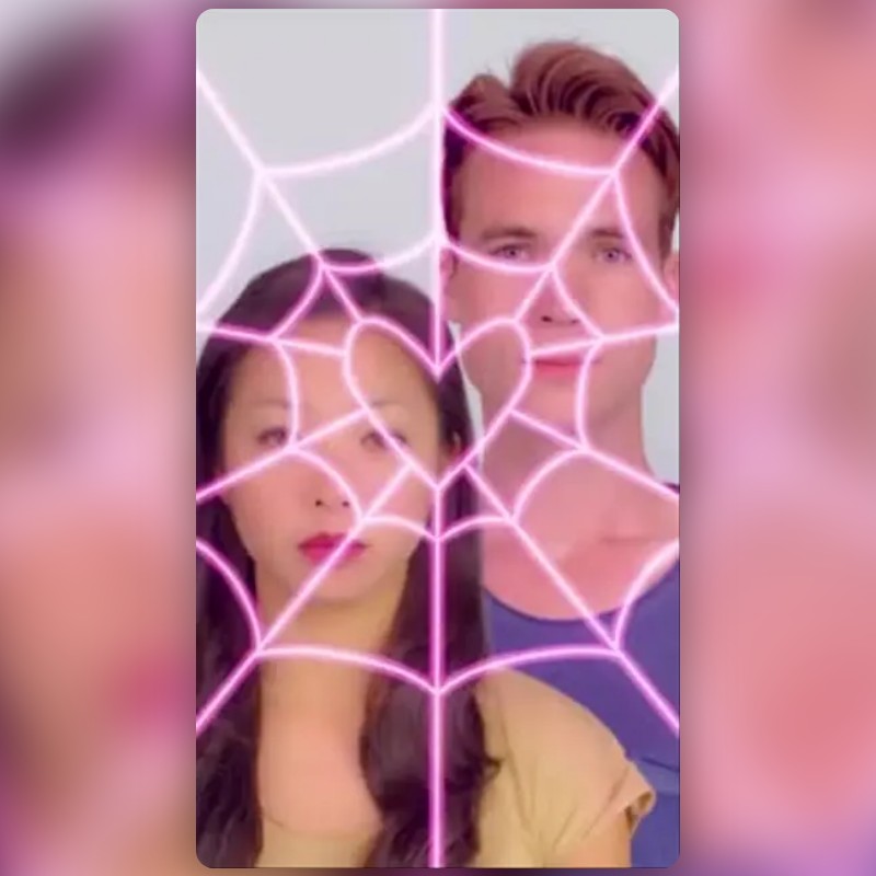 Heart Web Filter by Insyira | Snapchat Lenses