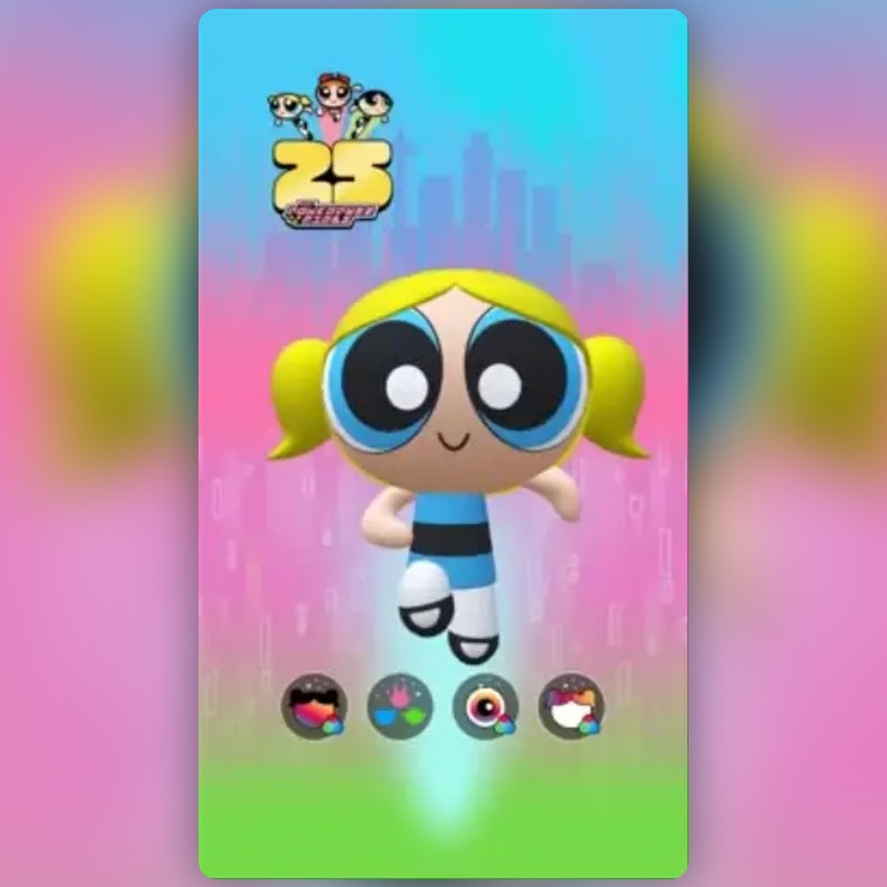 Powerpuff Girls 25 Filter by Cartoon Network | Snapchat Lenses