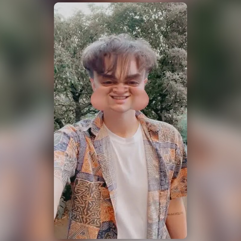 Evil Cheeks Lens by Snapchat - Snapchat Lenses and Filters