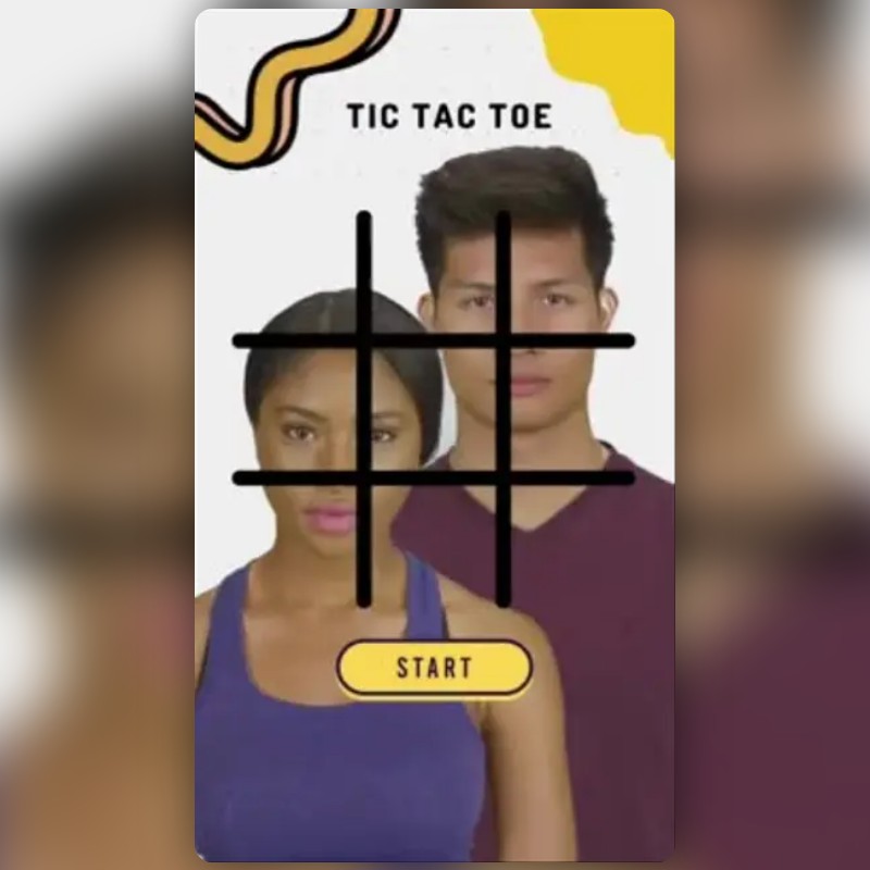 TIC TAC TOE!! Filter by Rameen Ibram | Snapchat Lenses